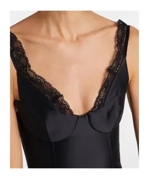 SHUSHU/TONG Lace-trimmed Minidress