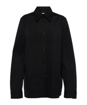 JIL SANDER Virgin Wool Shirt - Black