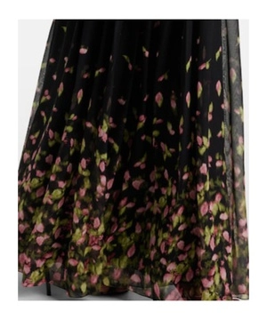 Erdem Floral Silk Voile Gown