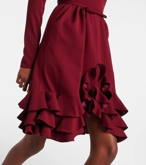 Giambattista Valli Ruffled Crêpe Mini Dress