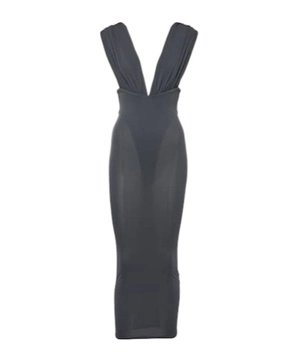 Alex Perry Ruched Crêpe Jersey Midi Dress