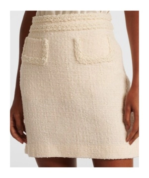 Giambattista Valli High-rise Wool-blend Tweed Miniskirt
