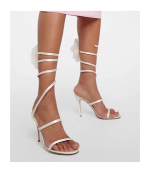 Magda Butrym Floral-appliqué Sandals