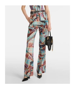 VIVIENNE WESTWOOD Plaid Flared Pants
