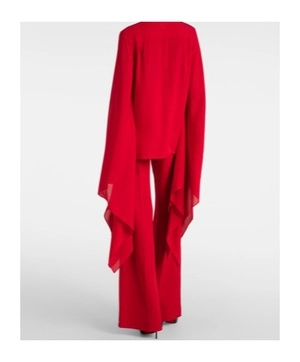 Elie Saab Tie-neck Silk Blouse