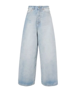 Vetements Oversized Wide-leg Jeans - Gray