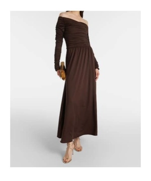 Altuzarra Charlotte Off-shoulder Jersey Maxi Dress