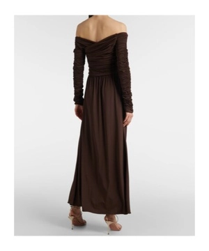 Altuzarra Charlotte Off-shoulder Jersey Maxi Dress