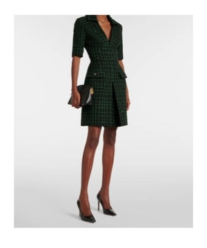 Elie Saab Tweed Minidress