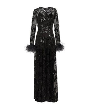 Erdem Malvina Embellished Silk Gown