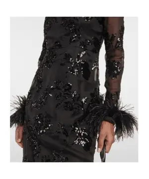 Erdem Malvina Embellished Silk Gown