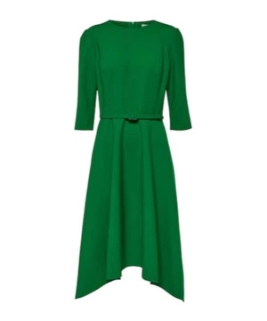 Oscar De La Renta Wool-blend Midi Dress - Green