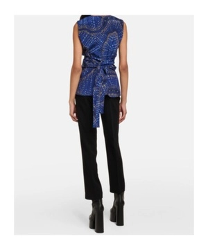 Altuzarra Pleated Silk Top