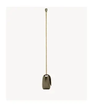 Saint Laurent Loulou Mini Lambskin Bag - Dark Moss