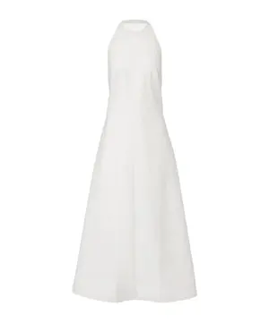 RÓHE Cotton-blend Poplin Midi Dress - White