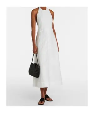 RÓHE Cotton-blend Poplin Midi Dress