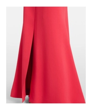 Elie Saab Gathered Embellished Cady Gown