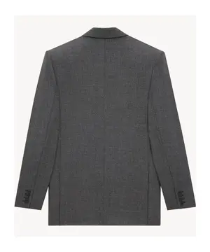Saint Laurent Jacket In Wool Chin