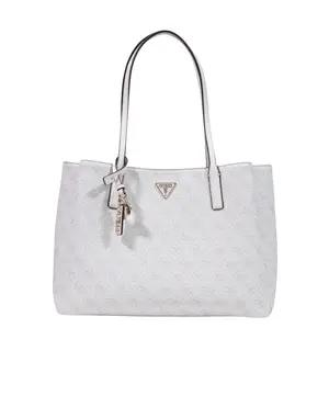 Guess Patterned Handbag - White