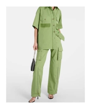 Stella McCartney Mid-rise Cotton Cargo Pants