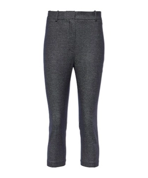 Magda Butrym High-rise Cropped Wool And Cotton Pants