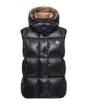 Moncler Luzule Hooded Down Vest - Black