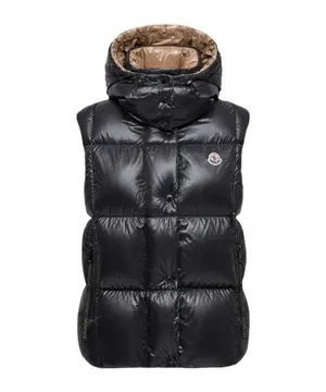 Moncler Luzule Hooded Down Vest - Black