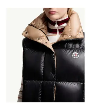 Moncler Luzule Hooded Down Vest - Black