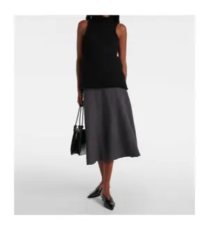 JIL SANDER Wool Midi Skirt