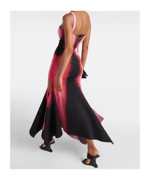 Y/project Printed Knitted Midi Dress
