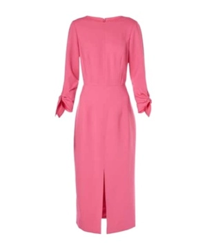 Carolina Herrera Wool-blend Midi Dress - Pink