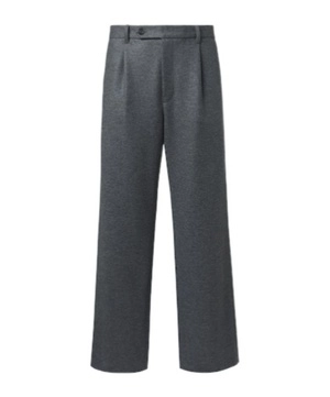 JIL SANDER Wool Wide-leg Pants - Black