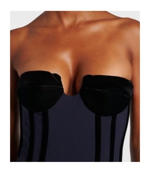 Sportmax Strapless Midi Dress