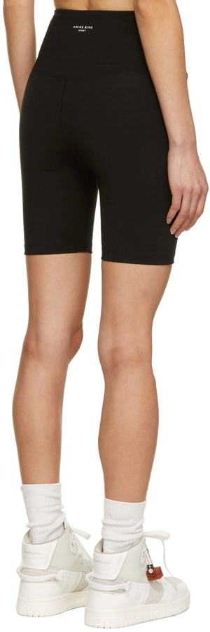 ANINE BING Logo-print Cycling Shorts