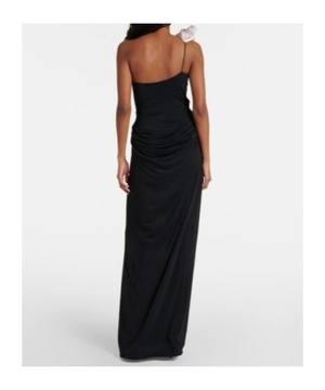 Magda Butrym Ruffled Cutout One-shoulder Gown
