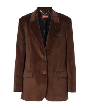 Altuzarra Jules Cotton Corduroy Blazer - Red