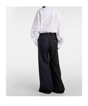 Vetements Pinstripe Wool Wide-leg Trousers