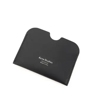 Acne Studios Logo Printed Cut-out Detailed Cardholder