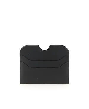 Acne Studios Logo Printed Cut-out Detailed Cardholder