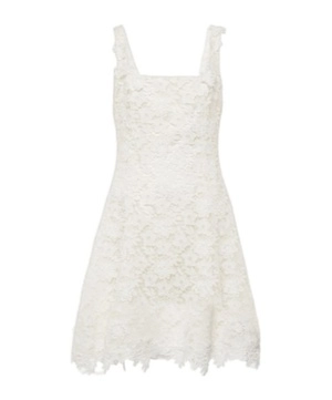 SAFIYAA LONDON Marrie Lace Minidress - White