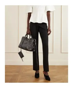 Balenciaga Le City Bag Medium In Steel