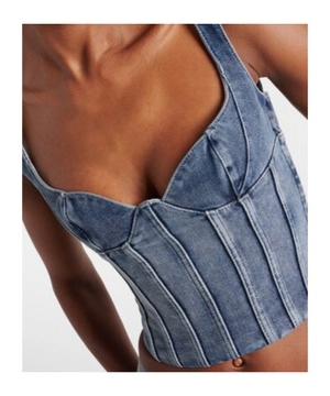 Off-White Denim Bustier