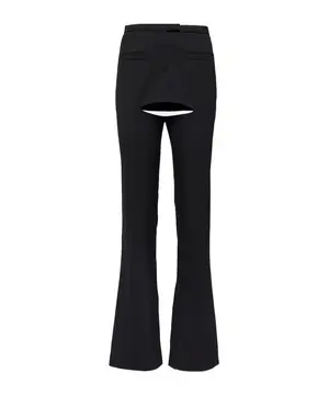 COURREGES Pocket Casual Pants - Black
