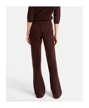 Dorothee Schumacher Fluffy Statement Wool And Cashmere-blend Flared Pants