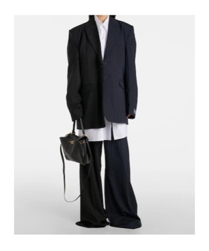 Vetements Pinstripe Wool Blazer