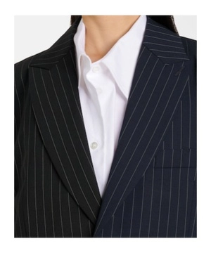 Vetements Pinstripe Wool Blazer