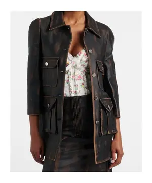 SHUSHU/TONG Leather Jacket