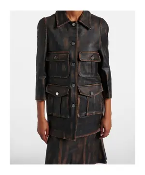 SHUSHU/TONG Leather Jacket