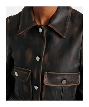 SHUSHU/TONG Leather Jacket