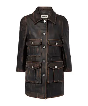 Shushu/tong Button Detailed Jackets For Women